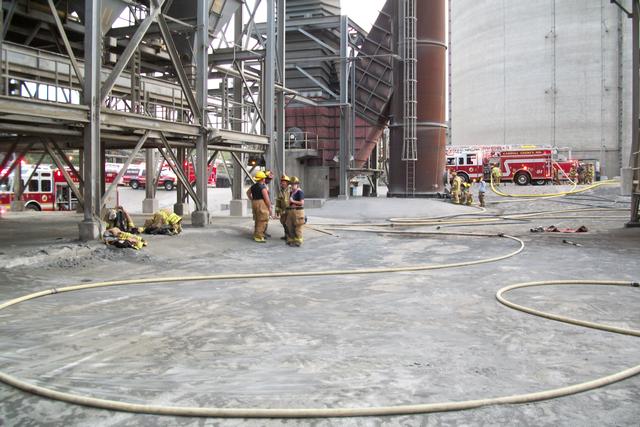 Fire at Lehigh Cement Plant - Union Bridge Fire Company